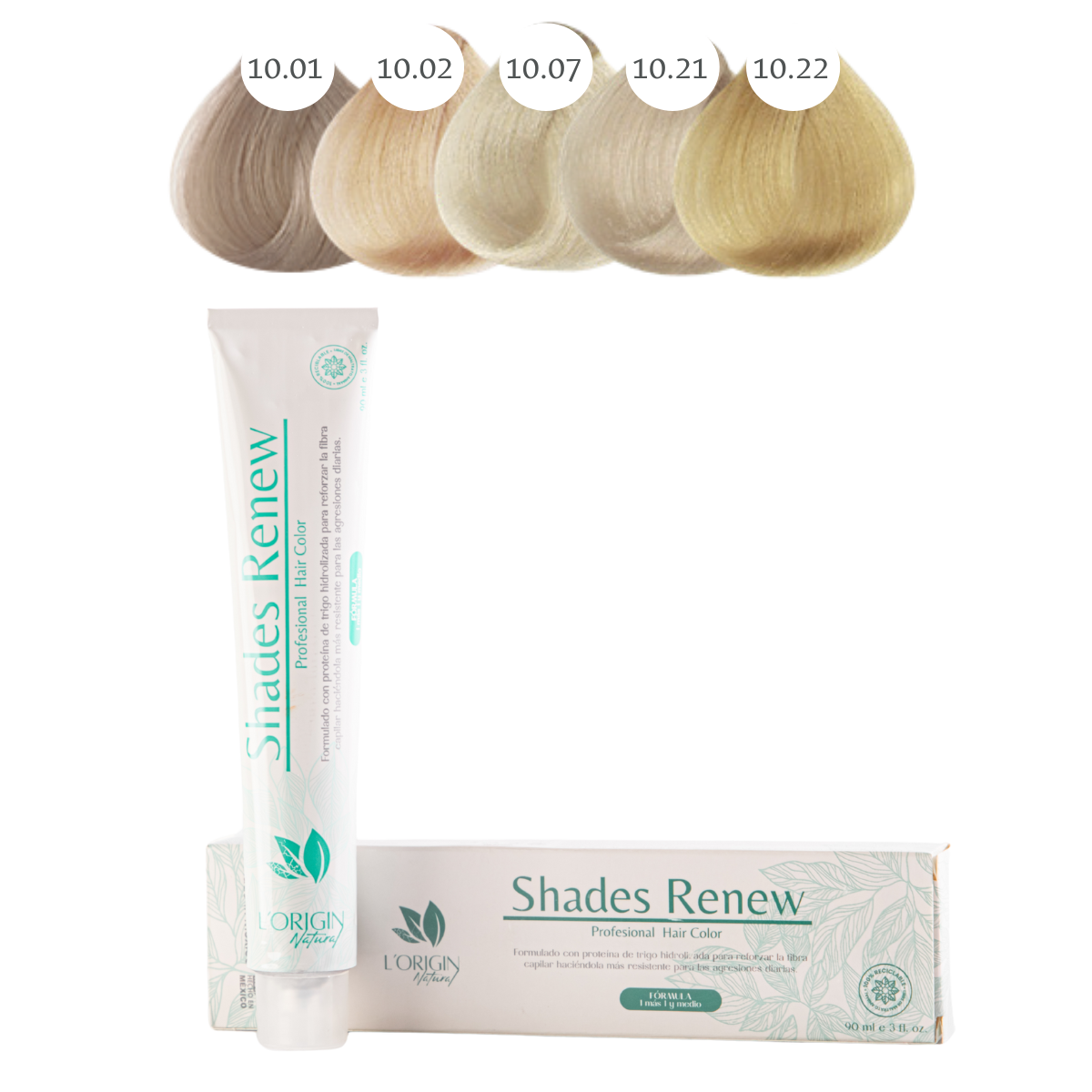 Shades Renew - Tinte tonos Ultraclaro - L´ORIGIN NATURAL