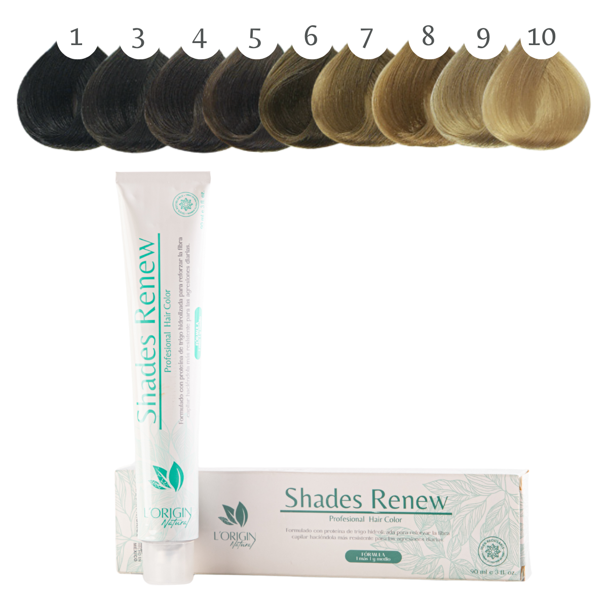 Shades Renew - Tinte tonos naturales - L´ORIGIN NATURAL